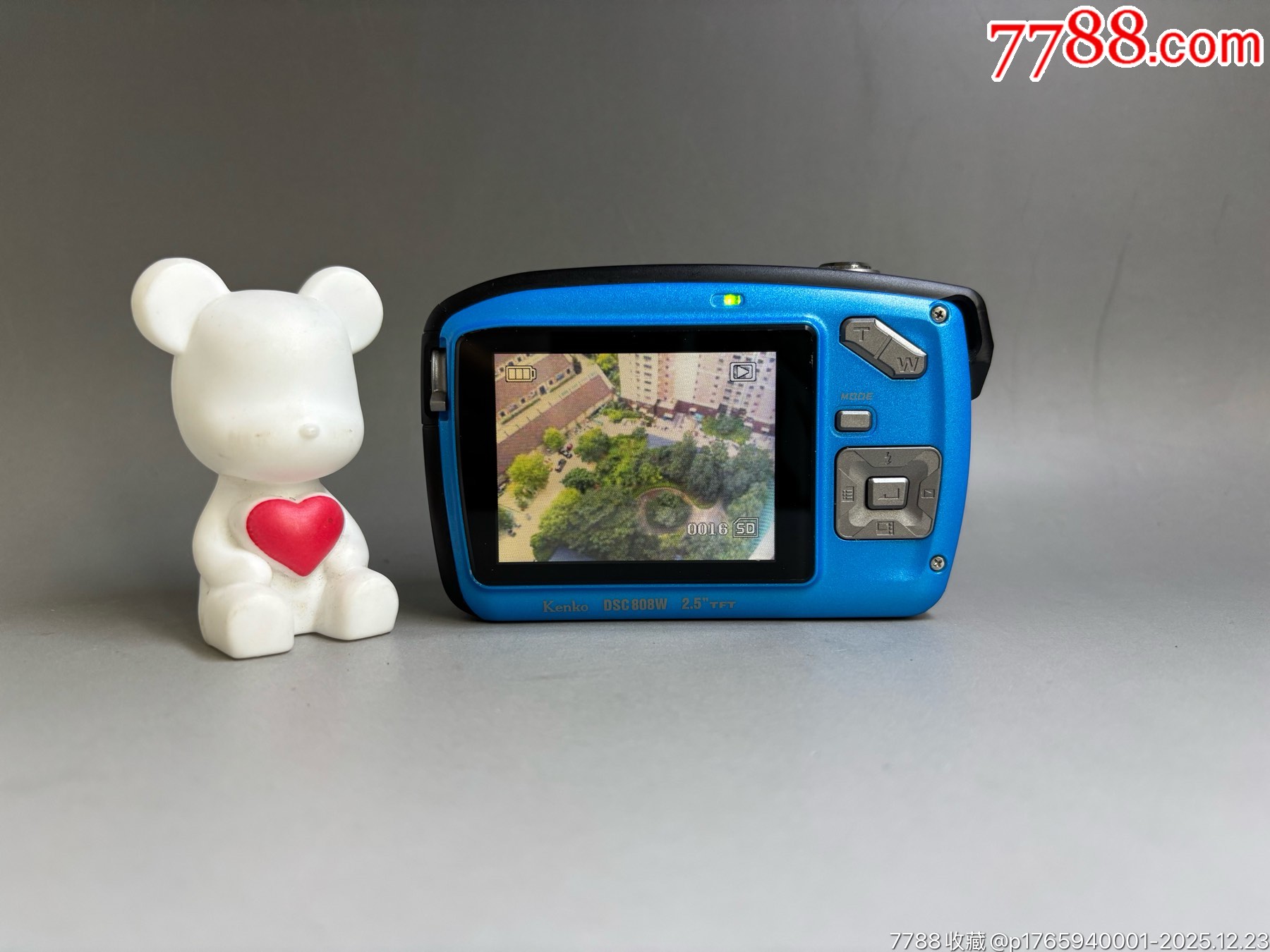 肯高Dsc一808W高清数码相机。功能正常，品相如图，有使用痕迹，镜头外侧环有些-价格:180元-au43403804-卡片机/数码相机 ...